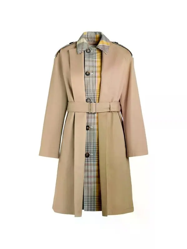 TOD'S Long-sleeve Belted Trench Coat