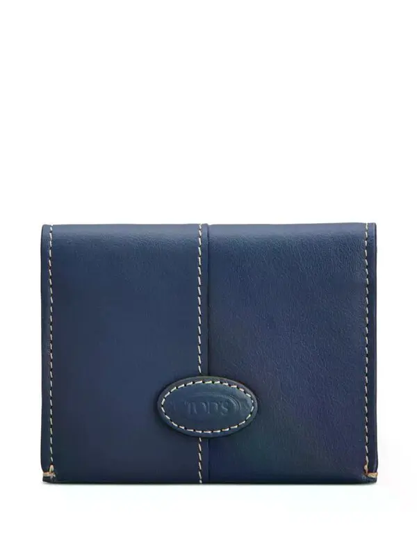 TOD'S Logo-patch Card - Blue