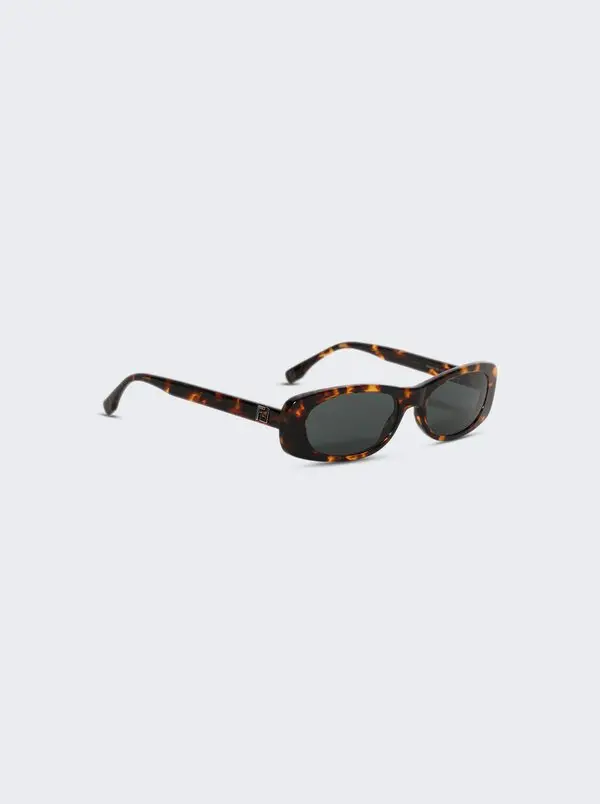 Fendi Ff Squared Havana Sunglasses