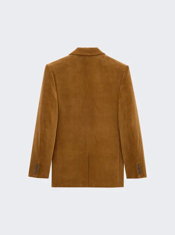 Saint Laurent Double-breasted Blazer - Brown