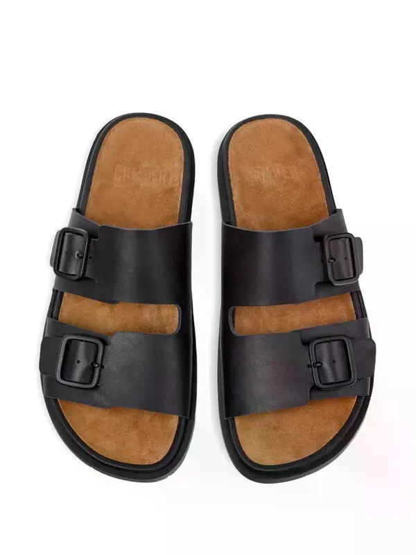 Camper Buckle-strap Sandals - Black