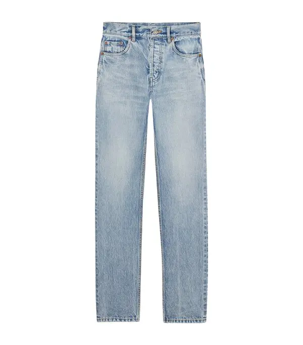 Saint Laurent Straight High-rise Jeans