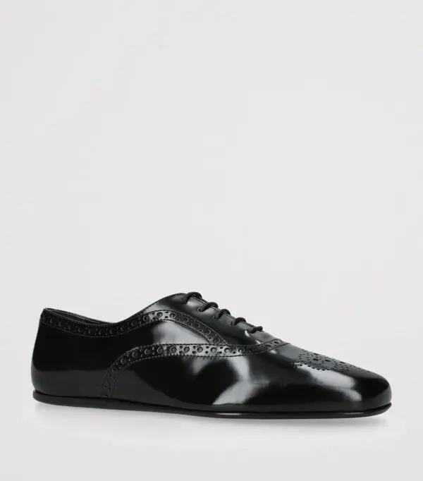 Church's Leather Rebecca Derby Shoes - Black