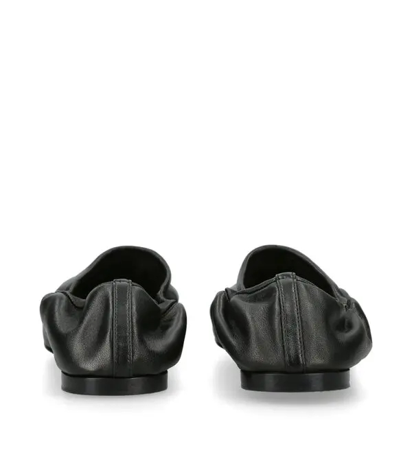 Alaïa Leather Ballet Flats - Black