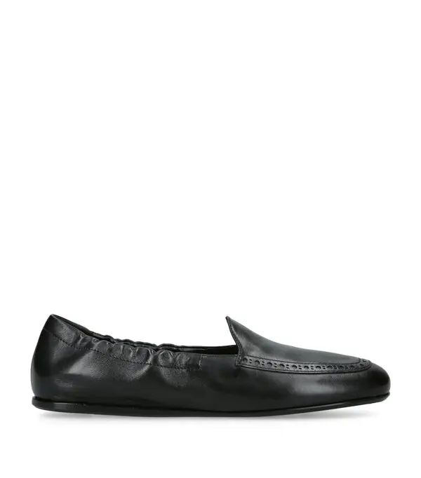 Church's Leather Gathered Moccasin Loafers