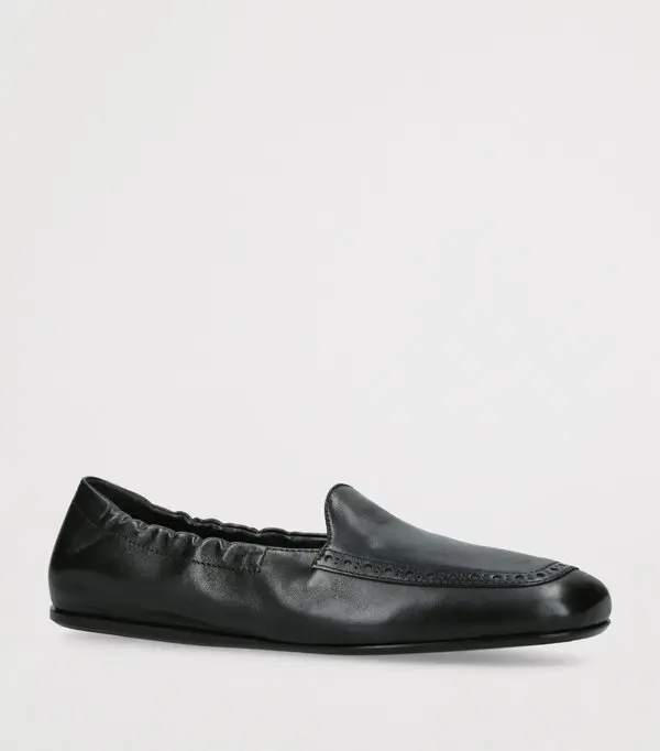 Church's Leather Gathered Moccasin Loafers