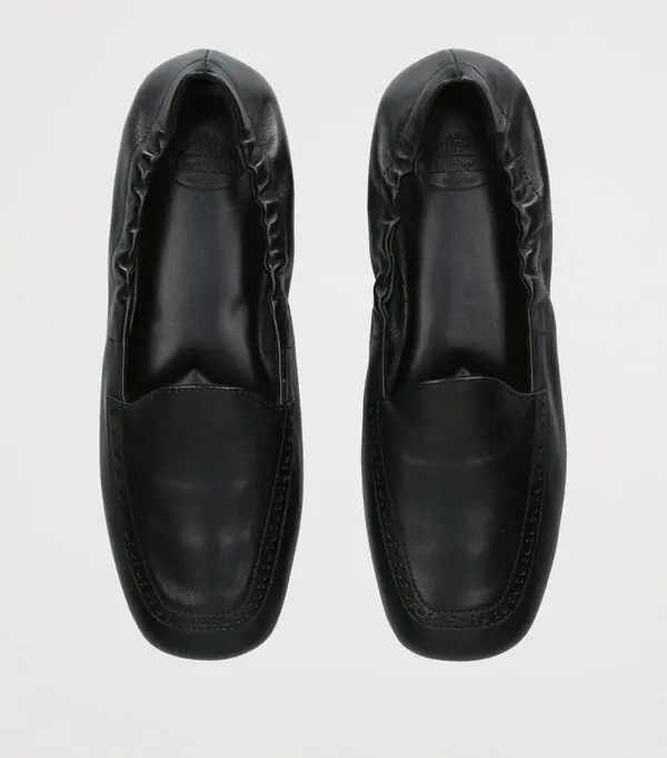 Church's Leather Gathered Moccasin Loafers