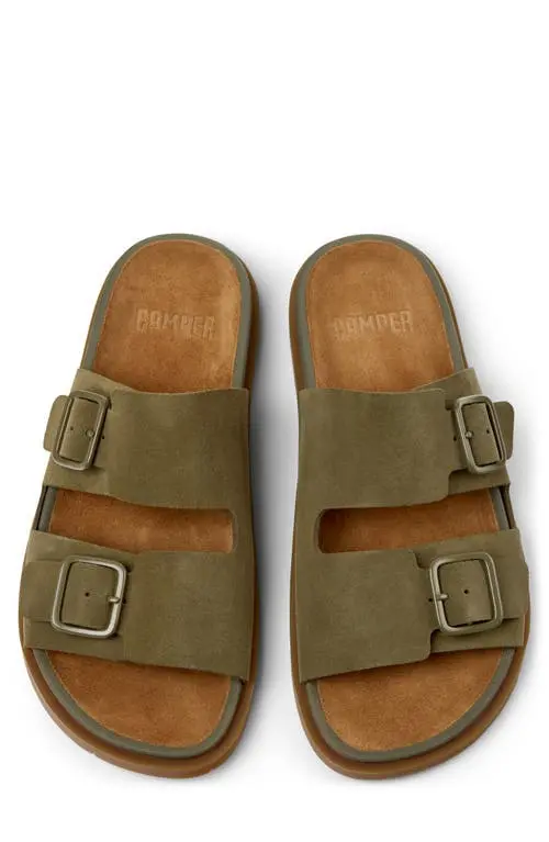 Camper Lluc 2-strap Sandal - Medium Green
