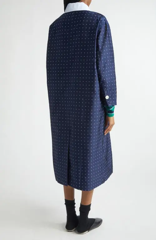 HOMMEGIRLS Polka Dot Swing Coat
