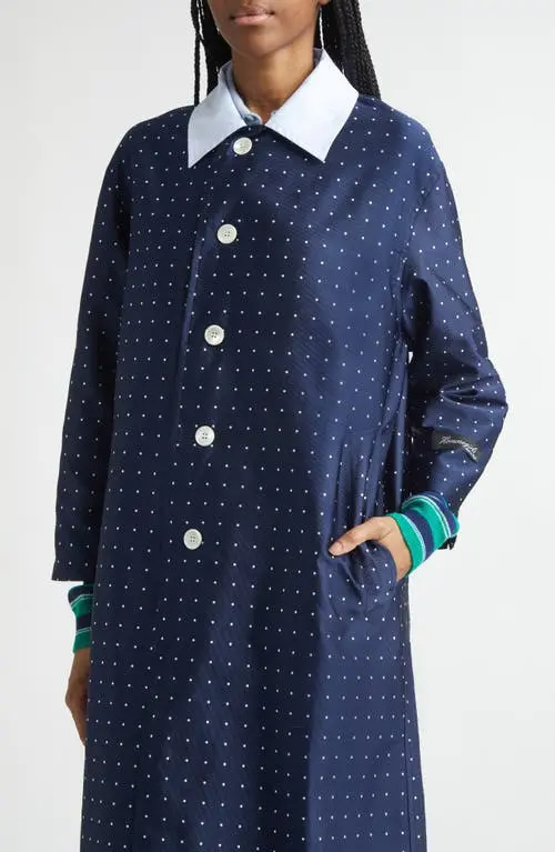 HOMMEGIRLS Polka Dot Swing Coat