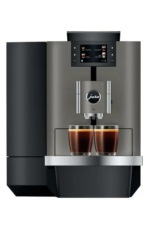 JURA X10 Dark Inox Coffee Machine - Grey
