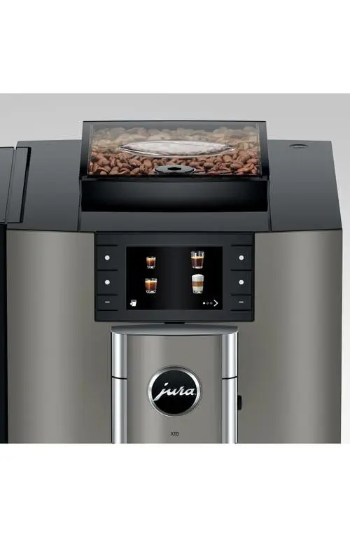 JURA X10 Dark Inox Coffee Machine