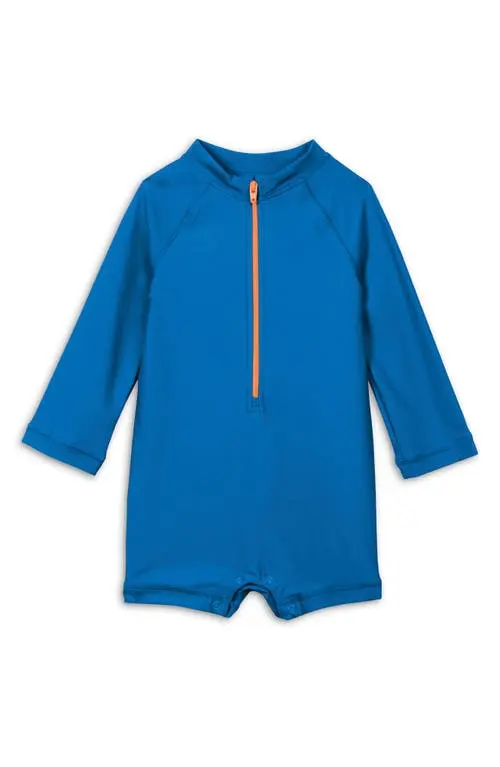 PRIMARY Long Sleeve One-piece Rashguard Swimsuit - Blueberry
