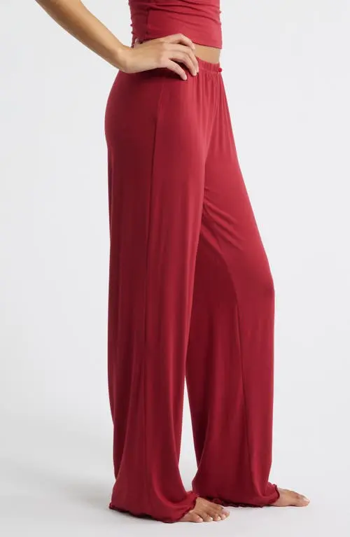 HAPPY CAMP3R Scarlett Olivia Pull-on Pants - Deep Red