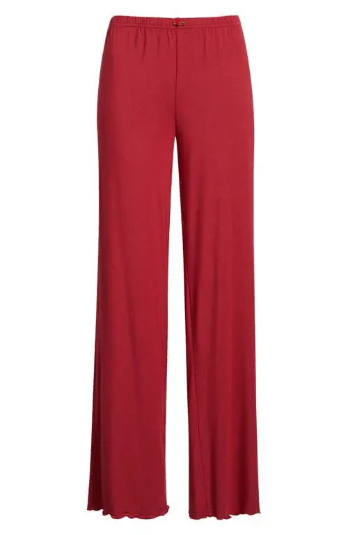 HAPPY CAMP3R Scarlett Olivia Pull-on Pants - Deep Red