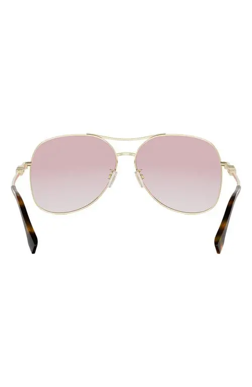 Fendi Graphy 61mm Gradient Pilot Sunglasses