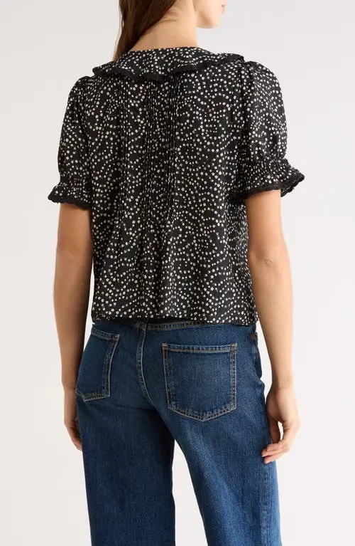Rails Floral Short Sleeve Top