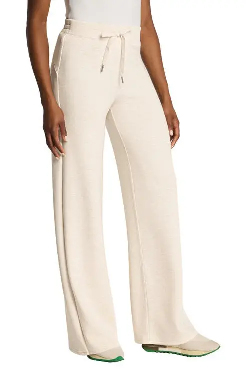 Spanx Airessentials Wide Leg Pants - Oatmeal Heather