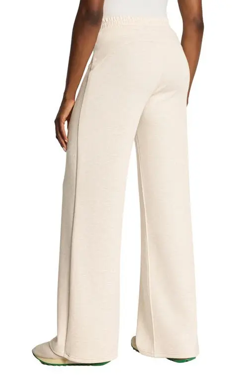 Spanx Airessentials Wide Leg Pants - Oatmeal Heather