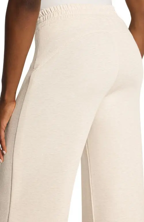 Spanx Airessentials Wide Leg Pants - Oatmeal Heather