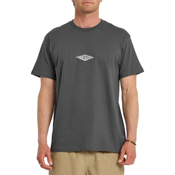 Quiksilver Work Ship Embroidered Cotton T-shirt