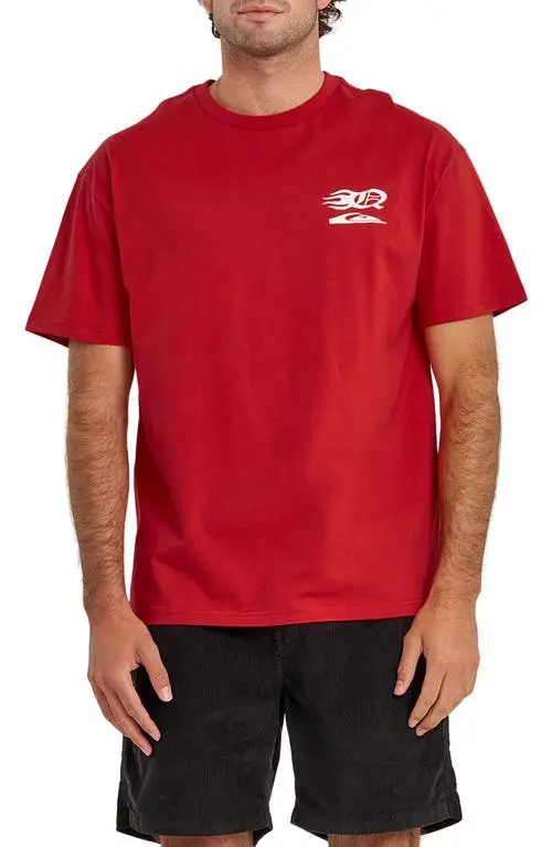 Quiksilver Stacked Mer Cotton Graphic T-shirt