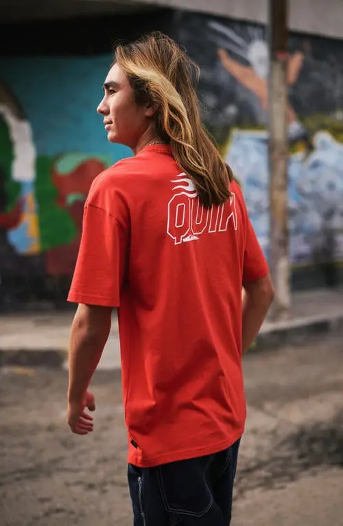 Quiksilver Stacked Mer Cotton Graphic T-shirt