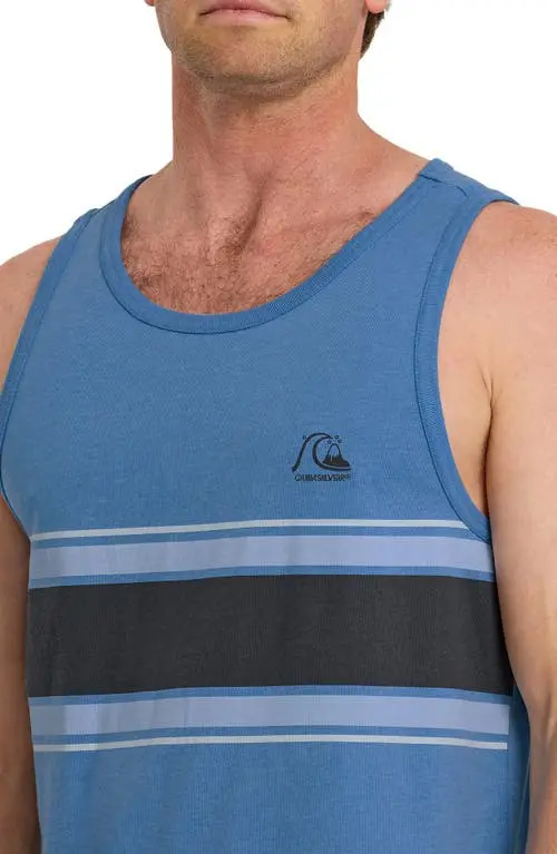 Quiksilver Floater Stripe Tank - Riviera Heather