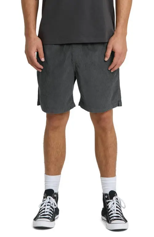 Quiksilver Taxer Corduroy Shorts - Iron Gate