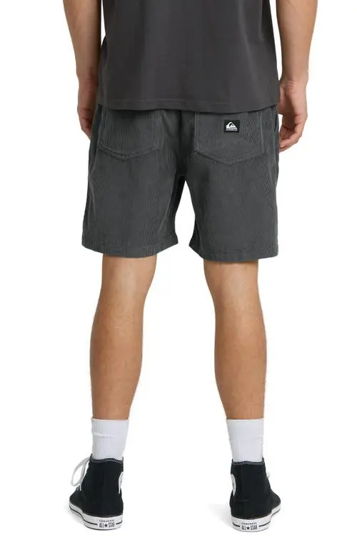 Quiksilver Taxer Corduroy Shorts - Iron Gate