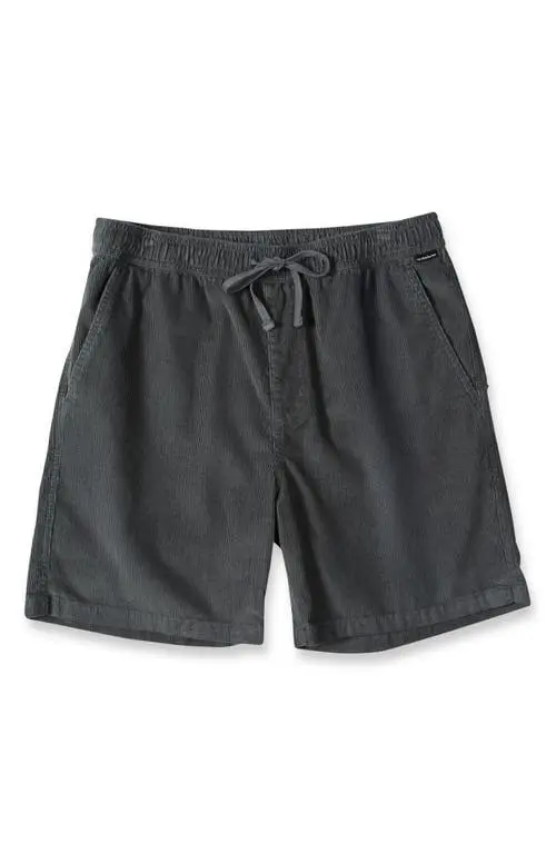 Quiksilver Taxer Corduroy Shorts - Iron Gate