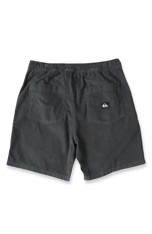 Quiksilver Taxer Corduroy Shorts - Iron Gate