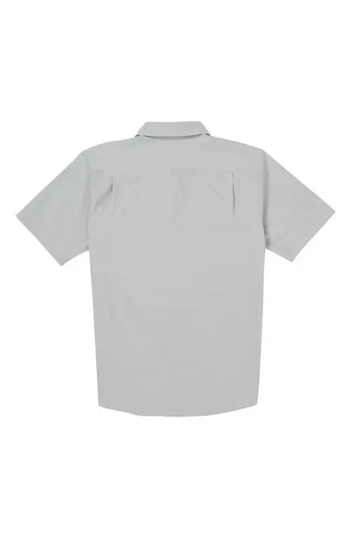 Quiksilver Ridgeport Regular Fit Short Sleeve Performance Button-up Shirt