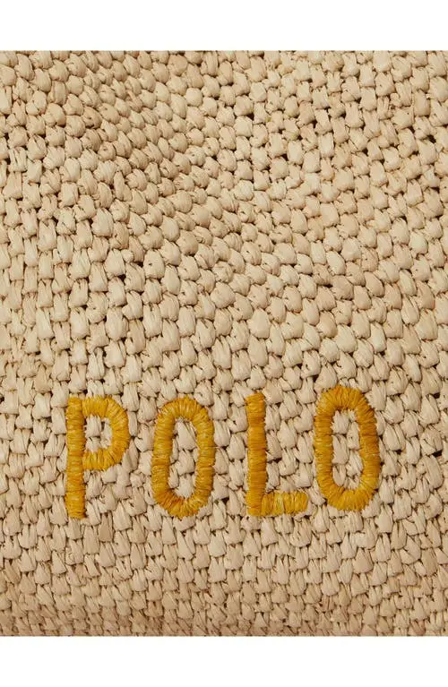 Polo Ralph Lauren Polo Play Raffia Messenger Bag