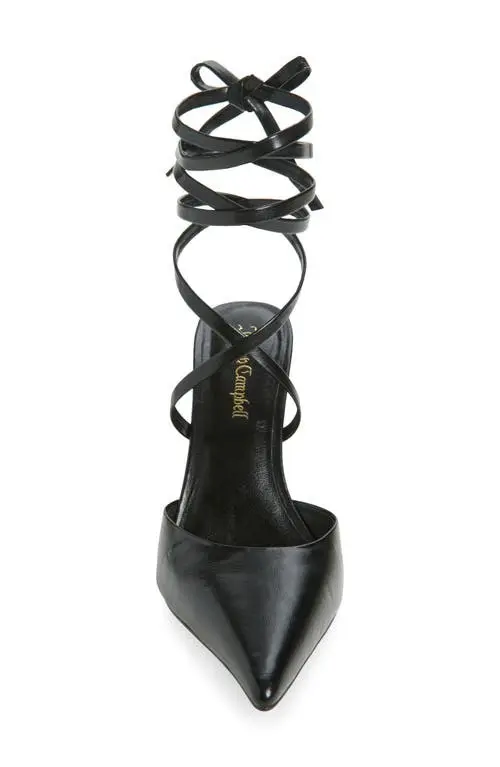 Jeffrey Campbell Accural Ankle Wrap Pumps - Black