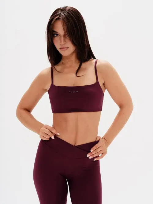REVYVE ACTIVE Luna Bra - Mulberry Merlot