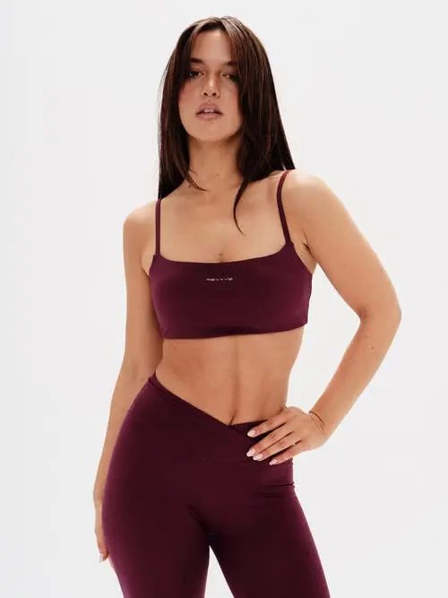 REVYVE ACTIVE Luna Bra - Mulberry Merlot