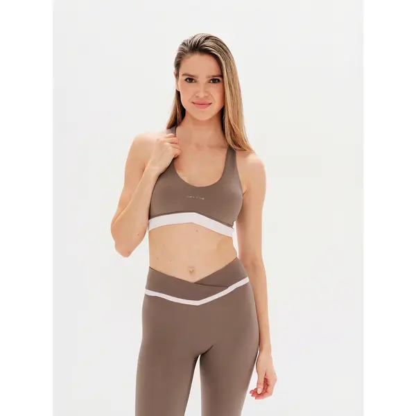 REVYVE ACTIVE Scoop Bra - Walnut