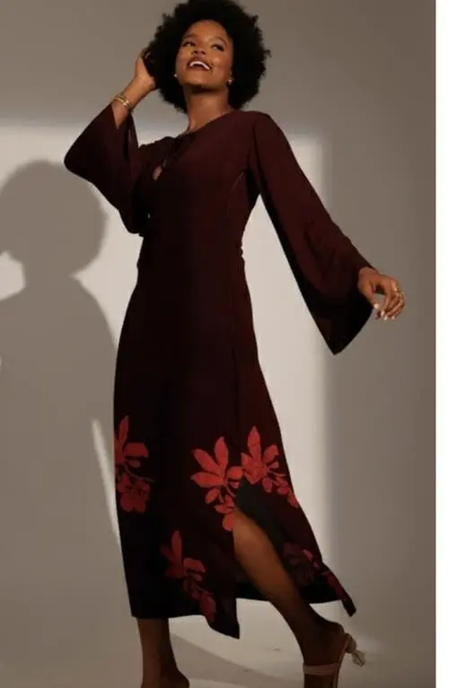 ELISAMAMA Naj Midi Dress