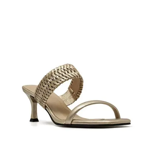 ALTA Etta Leather Sandals - Gold