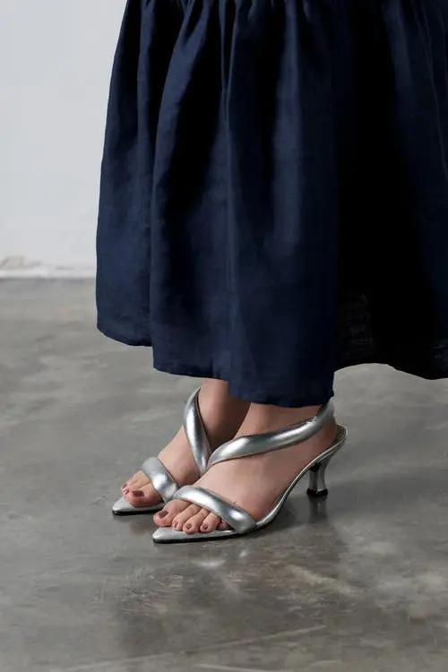 ALTA Ophelia Heeled Sandals - Silver