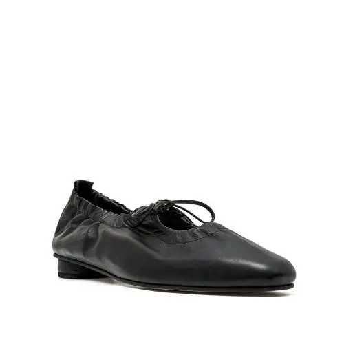 ALTA Gemma Leather Flats - Black