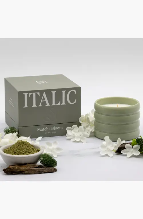 ITALIC Ceramic Candle & Wick Trimmer Set