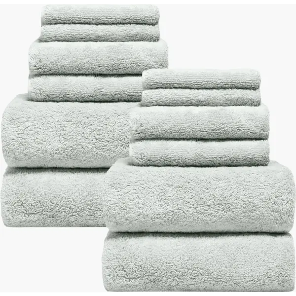 ITALIC Ultraplush Australian Cotton Towel 12-piece Family Set - Mist