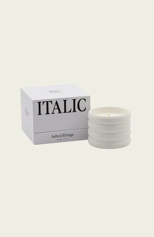 ITALIC Ceramic Candle - Salted Rivage