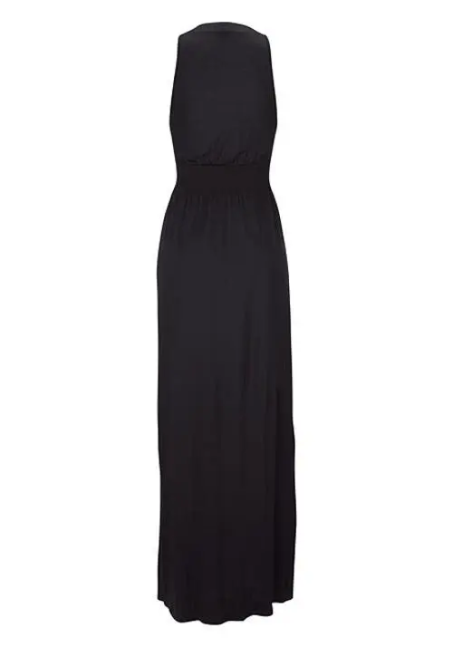 LASCANA Sleeveless Maxi Dress With Smocked Waistline