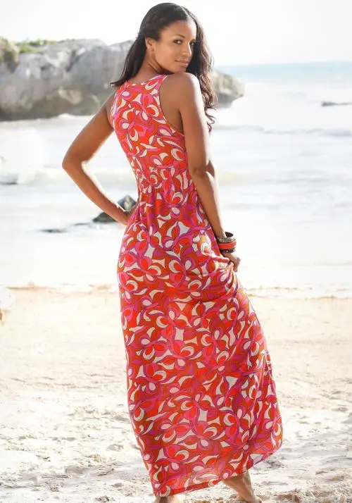 LASCANA Sleeveless Maxi Dress - Multi