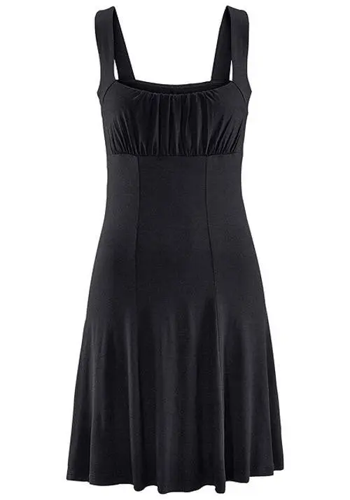LASCANA Tank Dress With Empire Waist - Bk