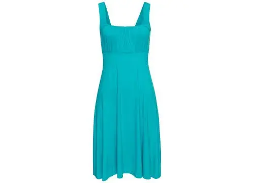 LASCANA Tank Dress With Empire Waist - Turquoise