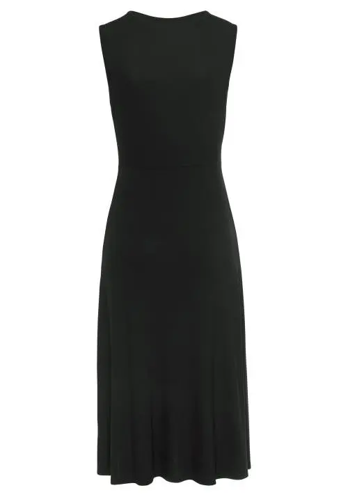 LASCANA Lace Accent V-back Dress